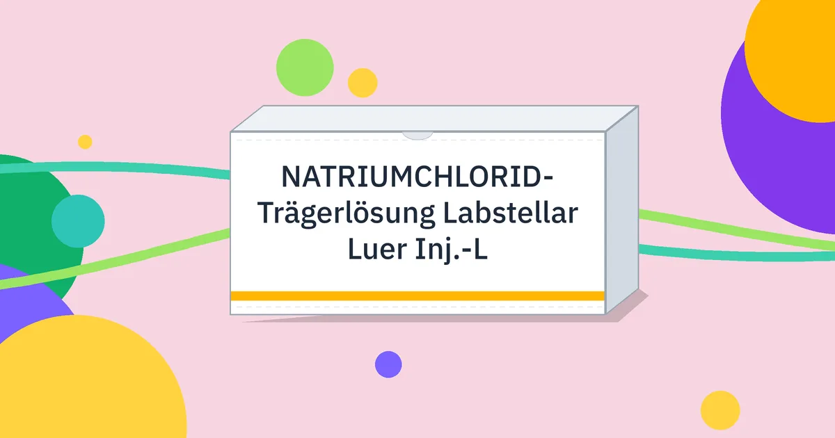 Symbolbild: Packung mit der Aufschrift NATRIUMCHLORID-Trägerlösung Labstellar Luer Inj.-L (PZN 20175032) – Verfügbarkeit und Bezug in Apotheken in Frankfurt am Main