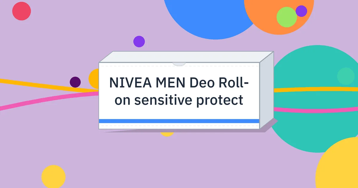 Symbolbild: Packung mit der Aufschrift NIVEA MEN Deo Roll-on sensitive protect (PZN 11325923) – Verfügbarkeit und Bezug in Apotheken in Frankfurt am Main