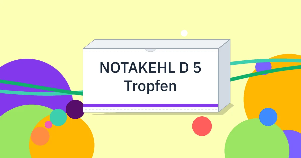 Symbolbild: Packung mit der Aufschrift NOTAKEHL D 5 Tropfen (PZN 03207121) – Verfügbarkeit und Bezug in Apotheken in Frankfurt am Main
