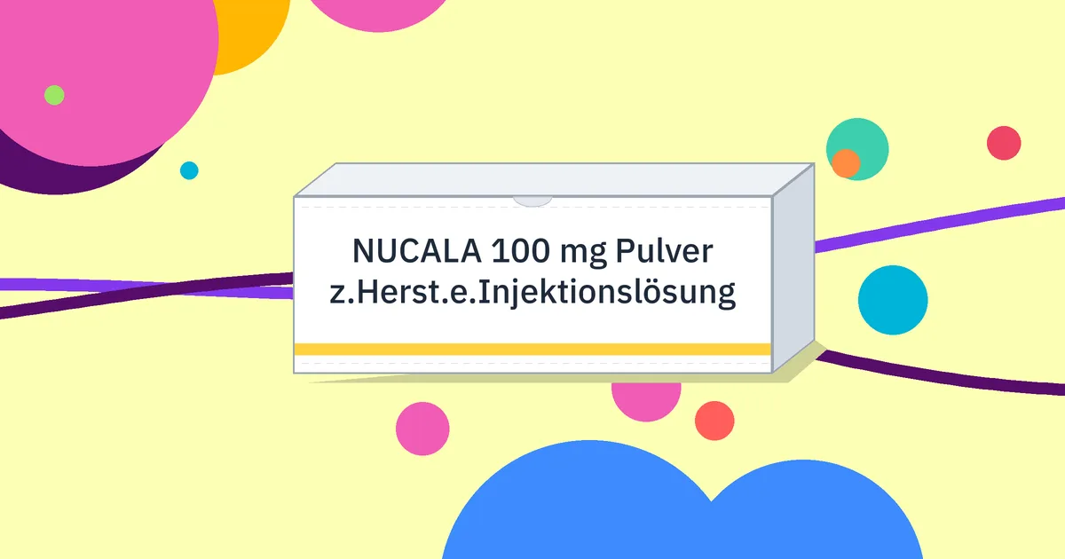 Symbolbild: Packung mit der Aufschrift NUCALA 100 mg Pulver z.Herst.e.Injektionslösung (PZN 13235466) – Verfügbarkeit und Bezug in Apotheken in Frankfurt am Main