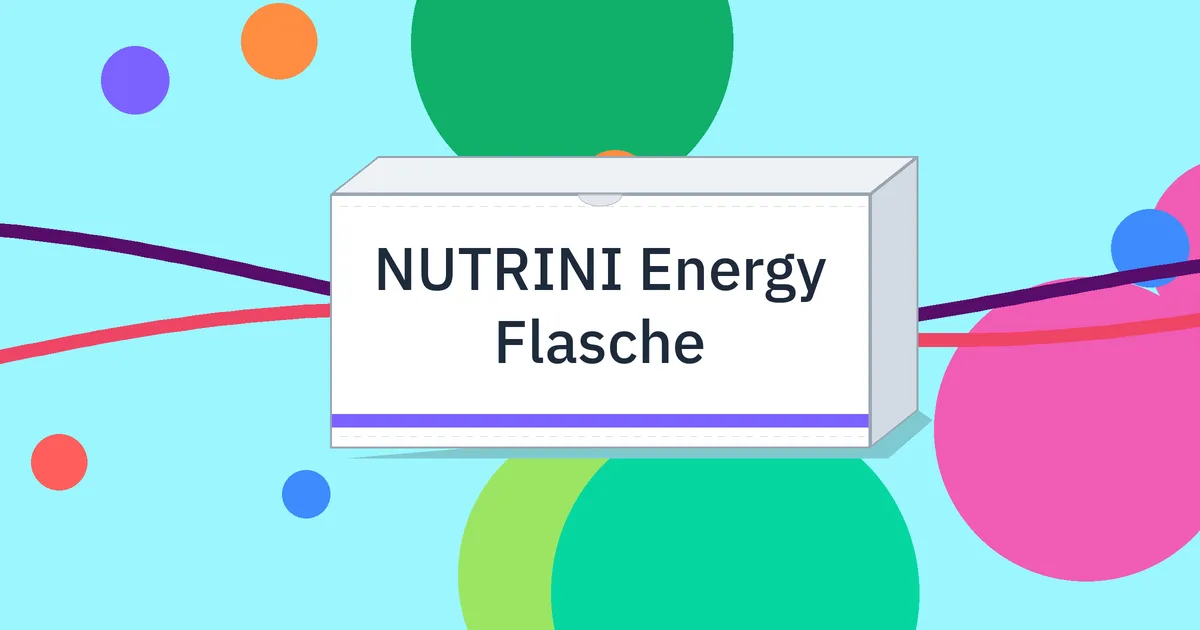 Symbolbild: Packung mit der Aufschrift NUTRINI Energy Flasche (PZN 10212967) – Verfügbarkeit und Bezug in Apotheken in Frankfurt am Main