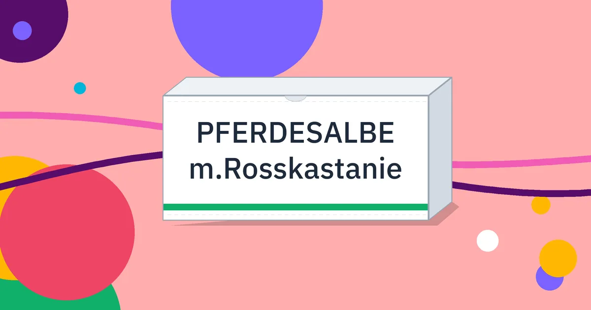 Symbolbild: Packung mit der Aufschrift PFERDESALBE m.Rosskastanie (PZN 03133977) – Verfügbarkeit und Bezug in Apotheken in Frankfurt am Main