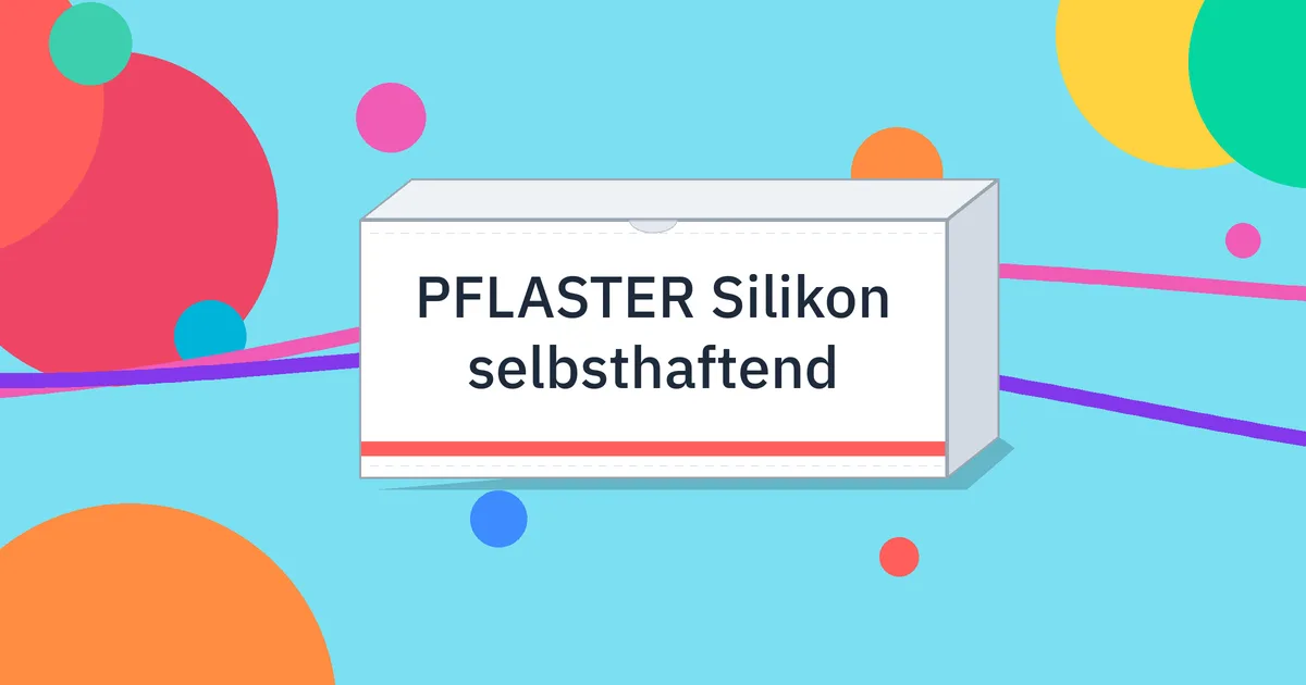 Symbolbild: Packung mit der Aufschrift PFLASTER Silikon selbsthaftend (PZN 04214488) – Verfügbarkeit und Bezug in Apotheken in Frankfurt am Main