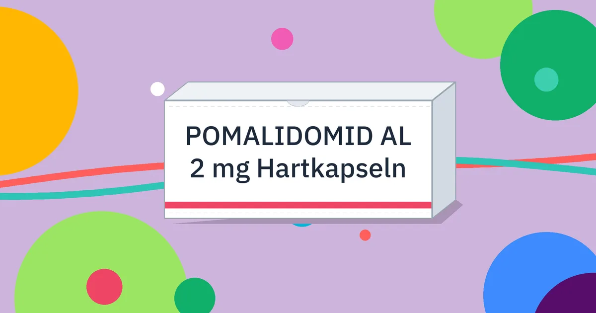 Symbolbild: Packung mit der Aufschrift POMALIDOMID AL 2 mg Hartkapseln (PZN 19541164) – Verfügbarkeit und Bezug in Apotheken in Frankfurt am Main