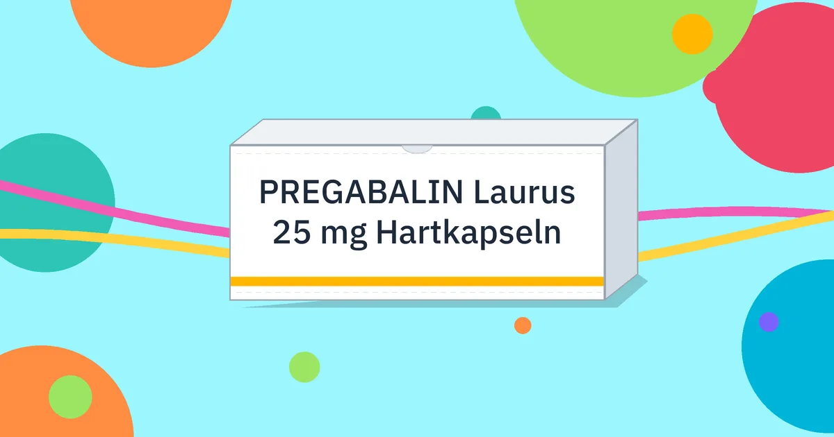 Symbolbild: Packung mit der Aufschrift PREGABALIN Laurus 25 mg Hartkapseln (PZN 16240947) – Verfügbarkeit und Bezug in Apotheken in Frankfurt am Main