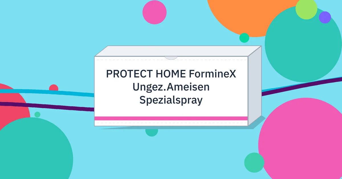 Symbolbild: Packung mit der Aufschrift PROTECT HOME FormineX Ungez.Ameisen Spezialspray (PZN 14355824) – Verfügbarkeit und Bezug in Apotheken in Frankfurt am Main
