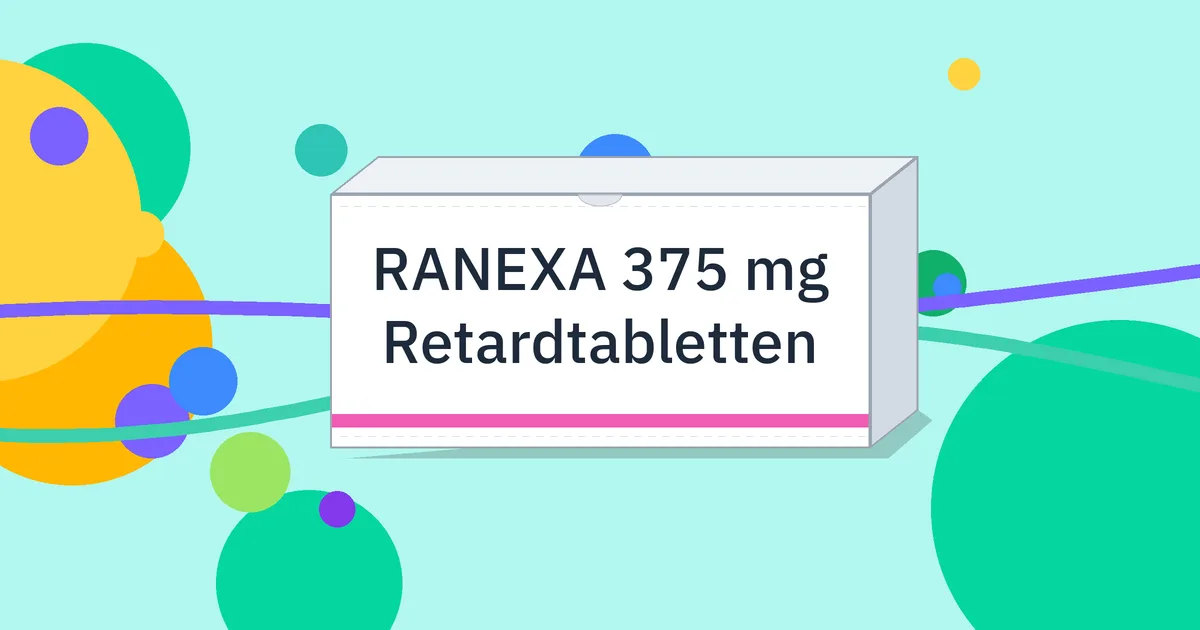 Symbolbild: Packung mit der Aufschrift RANEXA 375 mg Retardtabletten (PZN 19284974) – Verfügbarkeit und Bezug in Apotheken in Frankfurt am Main