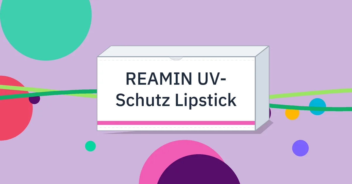 Symbolbild: Packung mit der Aufschrift REAMIN UV-Schutz Lipstick (PZN 16928566) – Verfügbarkeit und Bezug in Apotheken in Frankfurt am Main