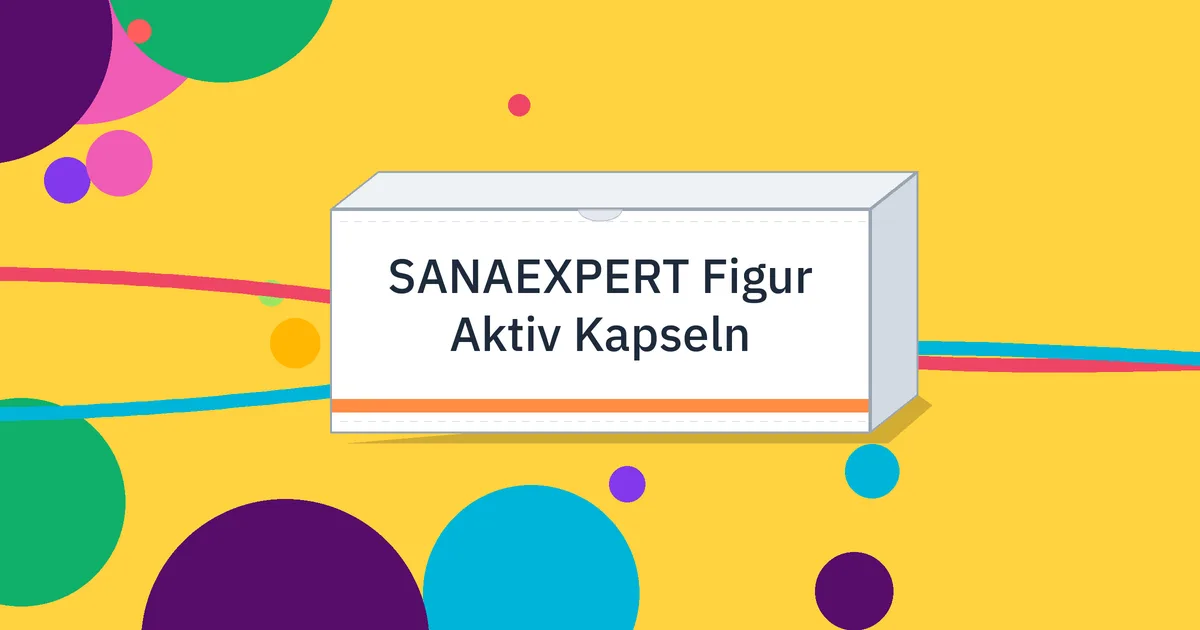 Symbolbild: Packung mit der Aufschrift SANAEXPERT Figur Aktiv Kapseln (PZN 10269588) – Verfügbarkeit und Bezug in Apotheken in Frankfurt am Main