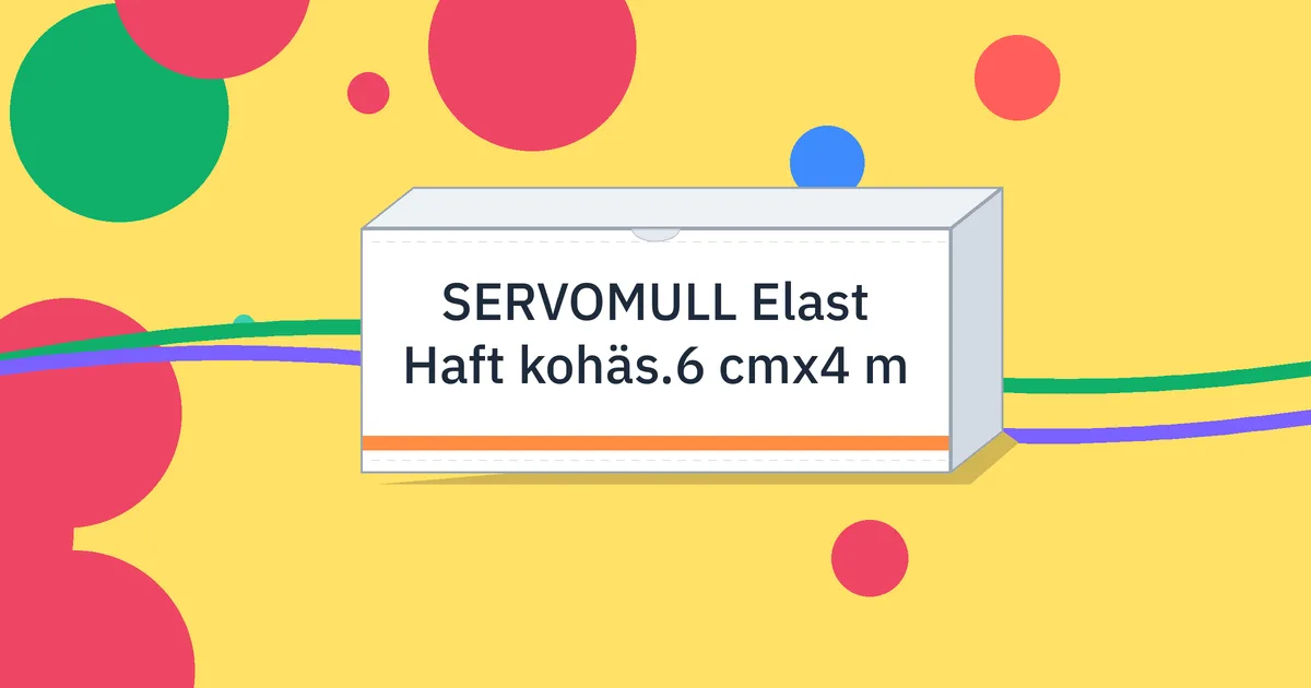 Symbolbild: Packung mit der Aufschrift SERVOMULL Elast Haft kohäs.6 cmx4 m (PZN 03411436) – Verfügbarkeit und Bezug in Apotheken in Frankfurt am Main