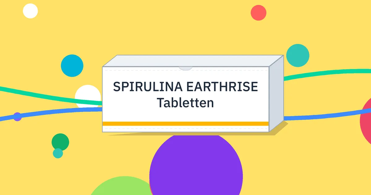 Symbolbild: Packung mit der Aufschrift SPIRULINA EARTHRISE Tabletten (PZN 04924907) – Verfügbarkeit und Bezug in Apotheken in Frankfurt am Main