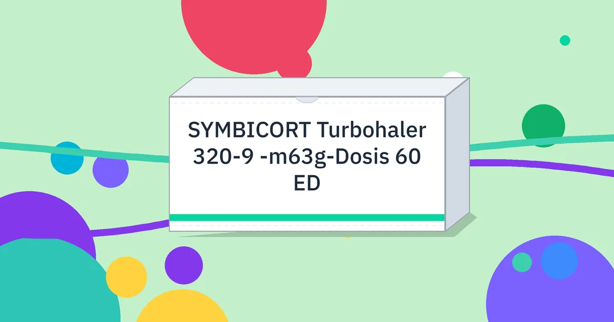 Symbolbild: Packung mit der Aufschrift SYMBICORT Turbohaler 320-9 -m63g-Dosis 60 ED (PZN 09006398) – Verfügbarkeit und Bezug in Apotheken in Frankfurt am Main