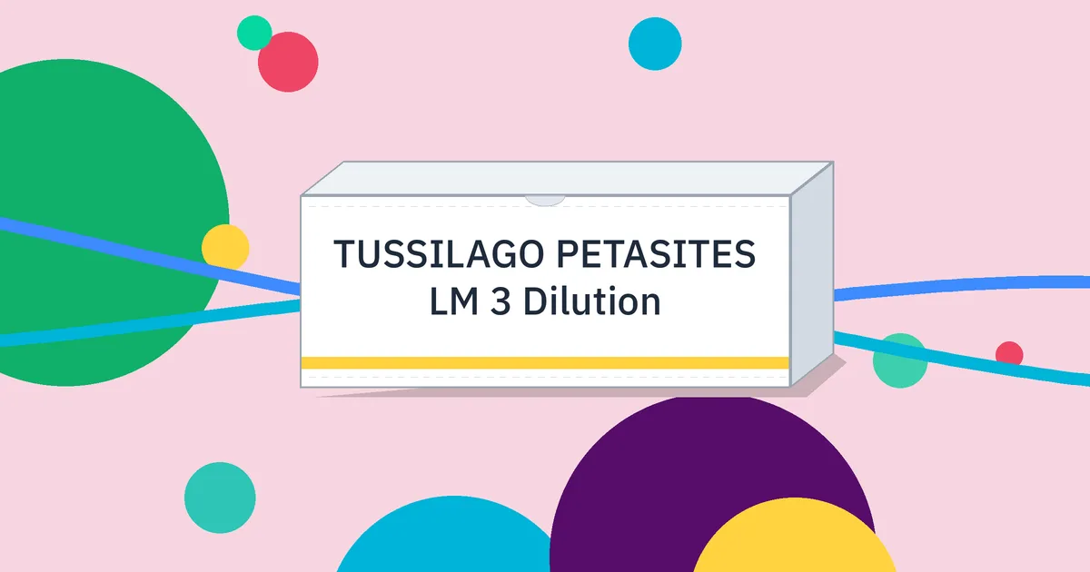 Symbolbild: Packung mit der Aufschrift TUSSILAGO PETASITES LM 3 Dilution (PZN 13254239) – Verfügbarkeit und Bezug in Apotheken in Frankfurt am Main