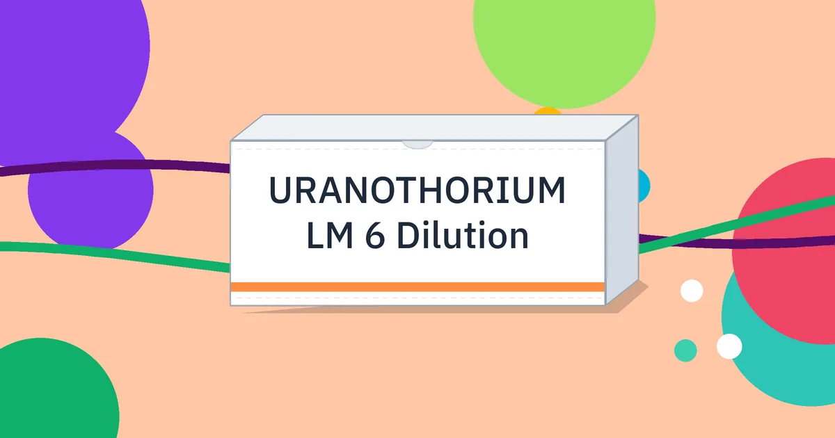 Symbolbild: Packung mit der Aufschrift URANOTHORIUM LM 6 Dilution (PZN 13256669) – Verfügbarkeit und Bezug in Apotheken in Frankfurt am Main