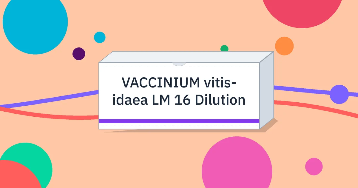 Symbolbild: Packung mit der Aufschrift VACCINIUM vitis-idaea LM 16 Dilution (PZN 13260837) – Verfügbarkeit und Bezug in Apotheken in Frankfurt am Main