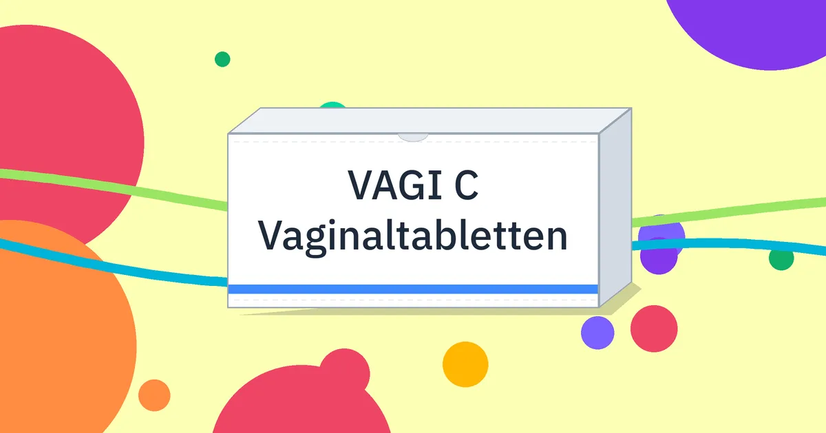 Symbolbild: Packung mit der Aufschrift VAGI C Vaginaltabletten (PZN 08897018) – Verfügbarkeit und Bezug in Apotheken in Frankfurt am Main