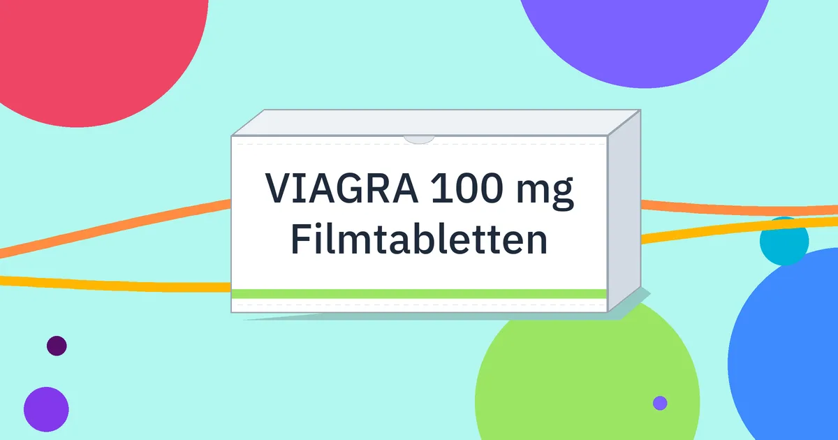 Symbolbild: Packung mit der Aufschrift VIAGRA 100 mg Filmtabletten (PZN 00091439) – Verfügbarkeit und Bezug in Apotheken in Frankfurt am Main