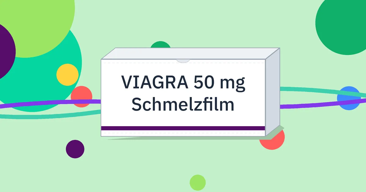Symbolbild: Packung mit der Aufschrift VIAGRA 50 mg Schmelzfilm (PZN 19746765) – Verfügbarkeit und Bezug in Apotheken in Frankfurt am Main