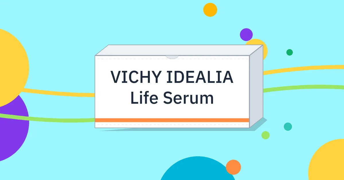 Symbolbild: Packung mit der Aufschrift VICHY IDEALIA Life Serum (PZN 10006274) – Verfügbarkeit und Bezug in Apotheken in Frankfurt am Main