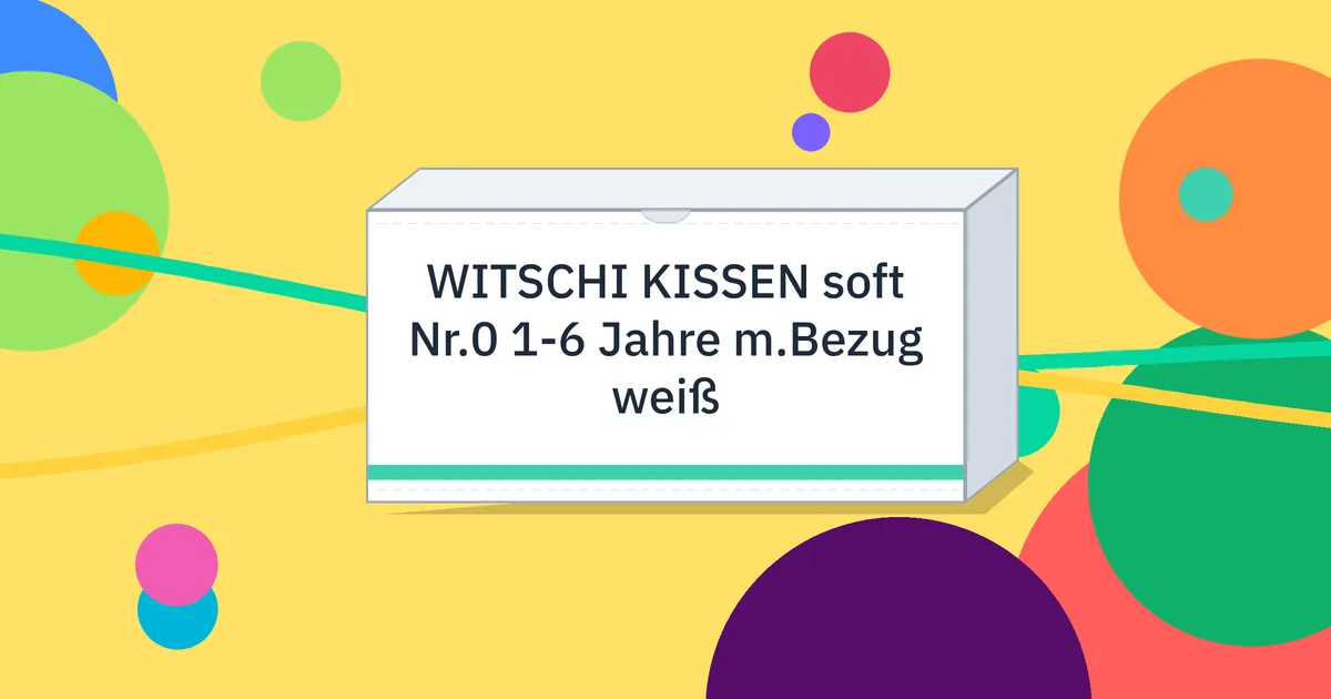Symbolbild: Packung mit der Aufschrift WITSCHI KISSEN soft Nr.0 1-6 Jahre m.Bezug weiß (PZN 00627354) – Verfügbarkeit und Bezug in Apotheken in Frankfurt am Main