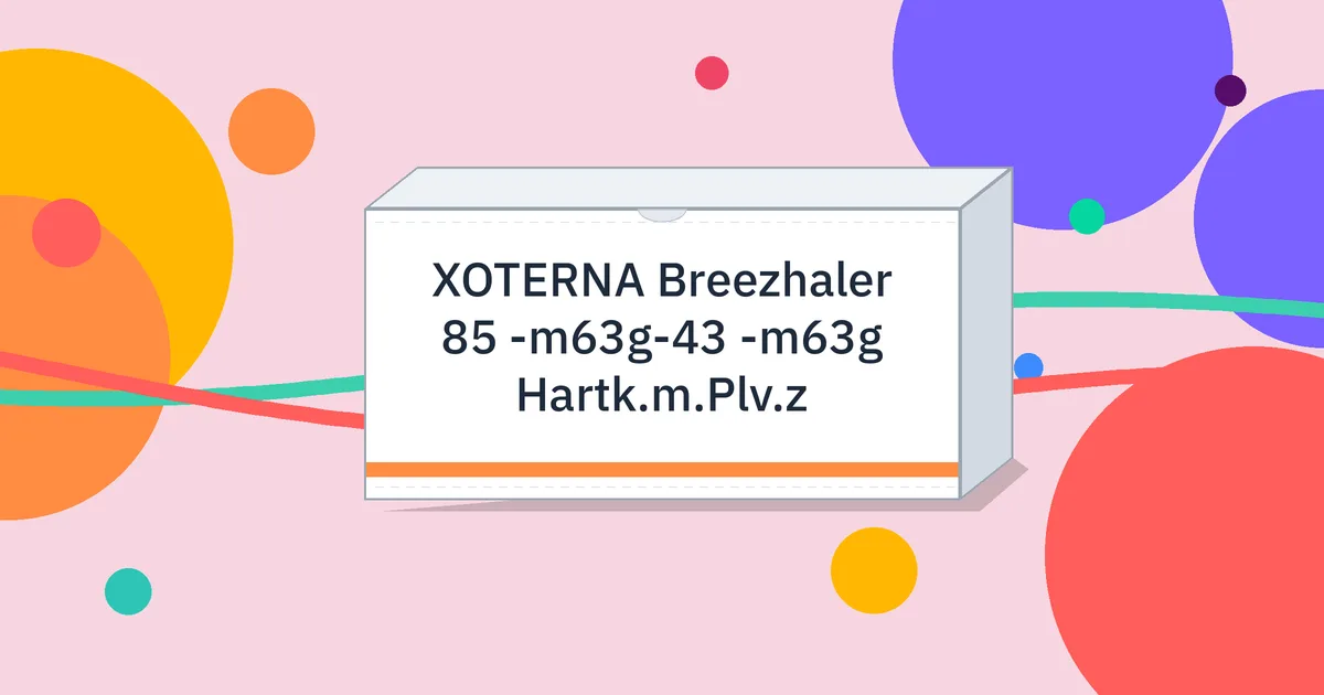 Symbolbild: Packung mit der Aufschrift XOTERNA Breezhaler 85 -m63g-43 -m63g Hartk.m.Plv.z (PZN 12743373) – Verfügbarkeit und Bezug in Apotheken in Frankfurt am Main