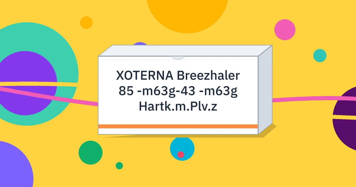 Symbolbild: Packung mit der Aufschrift XOTERNA Breezhaler 85 -m63g-43 -m63g Hartk.m.Plv.z (PZN 14032989) – Verfügbarkeit und Bezug in Apotheken in Frankfurt am Main