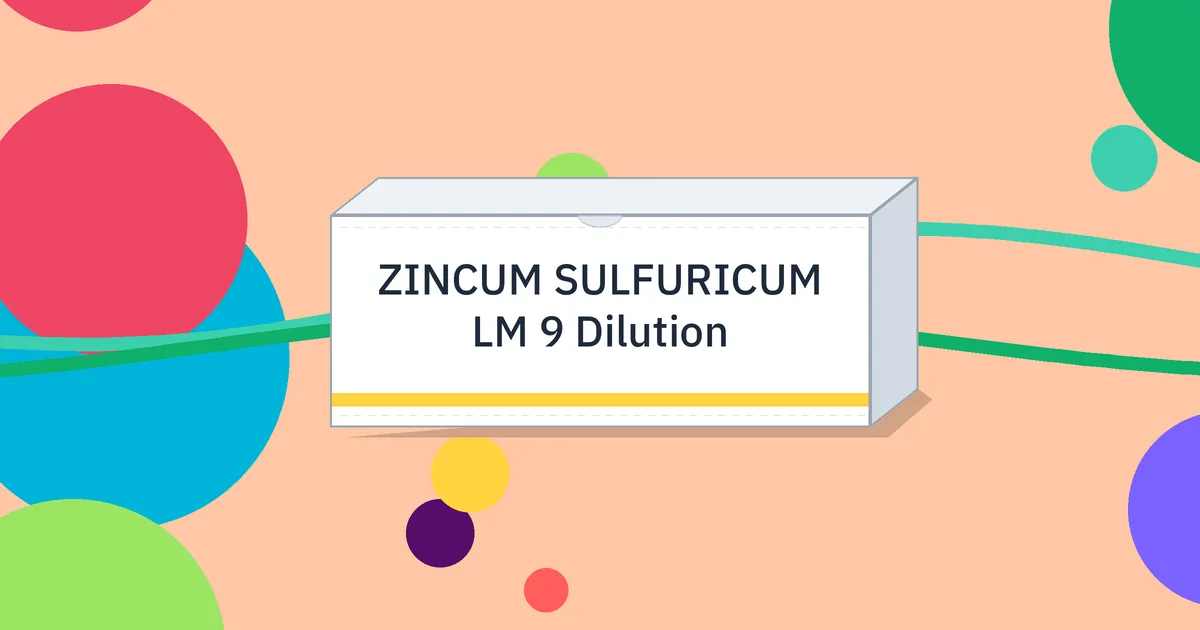 Symbolbild: Packung mit der Aufschrift ZINCUM SULFURICUM LM 9 Dilution (PZN 13300057) – Verfügbarkeit und Bezug in Apotheken in Frankfurt am Main
