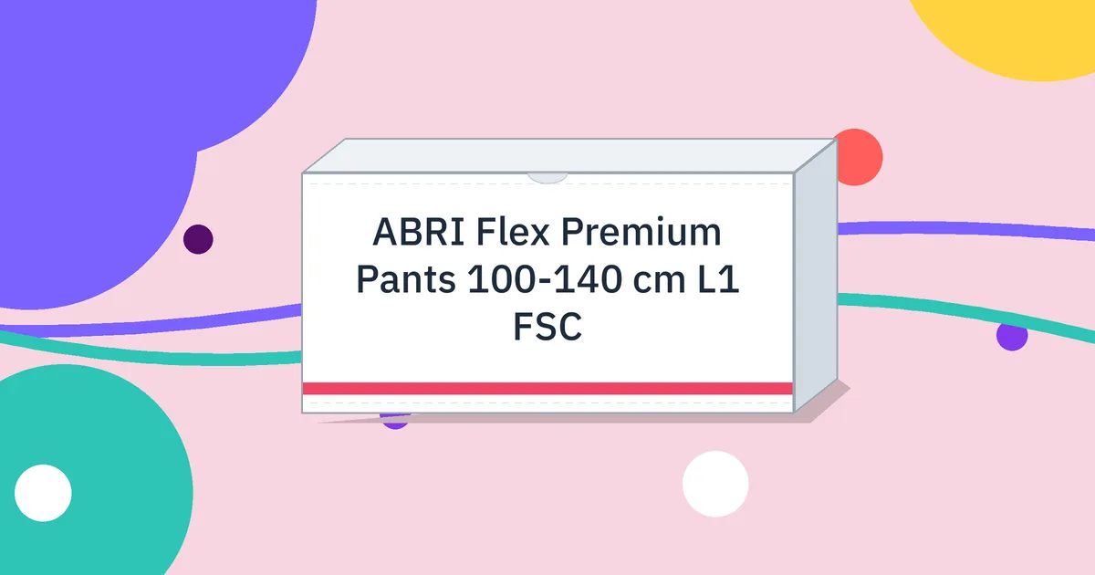 Symbolbild: Packung mit der Aufschrift ABRI Flex Premium Pants 100-140 cm L1 FSC (PZN 10550003) – Verfügbarkeit und Bezug in Apotheken in Frankfurt am Main