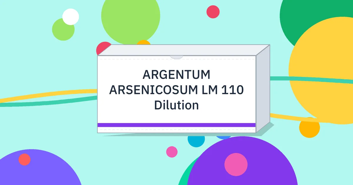 Symbolbild: Packung mit der Aufschrift ARGENTUM ARSENICOSUM LM 110 Dilution (PZN 12767190) – Verfügbarkeit und Bezug in Apotheken in Frankfurt am Main