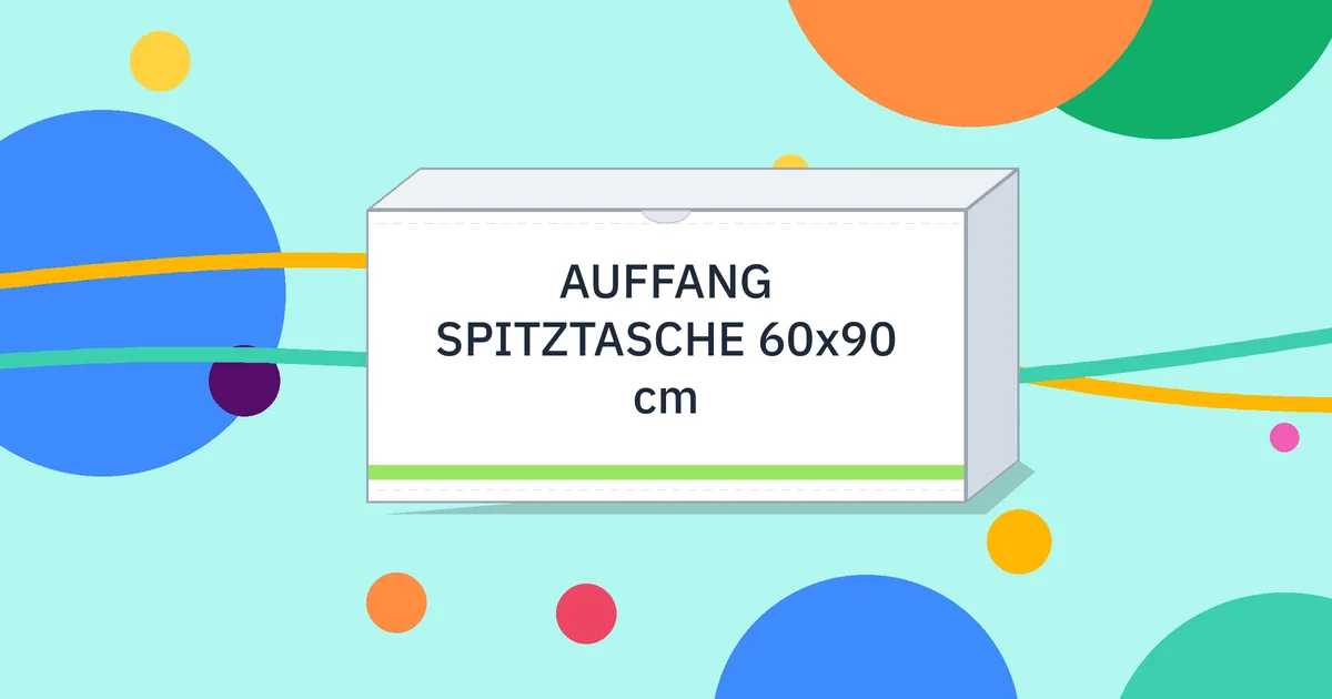 Symbolbild: Packung mit der Aufschrift AUFFANG SPITZTASCHE 60x90 cm (PZN 07600269) – Verfügbarkeit und Bezug in Apotheken in Frankfurt am Main