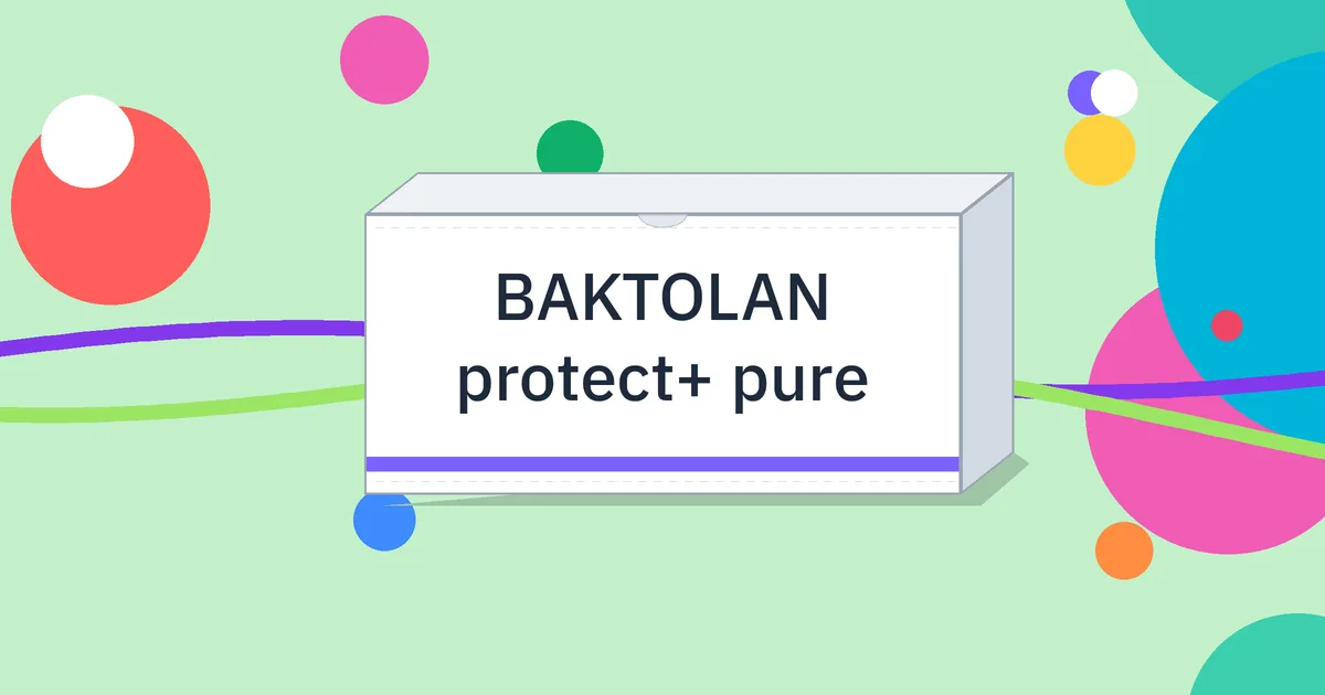 Symbolbild: Packung mit der Aufschrift BAKTOLAN protect+ pure (PZN 09219734) – Verfügbarkeit und Bezug in Apotheken in Frankfurt am Main