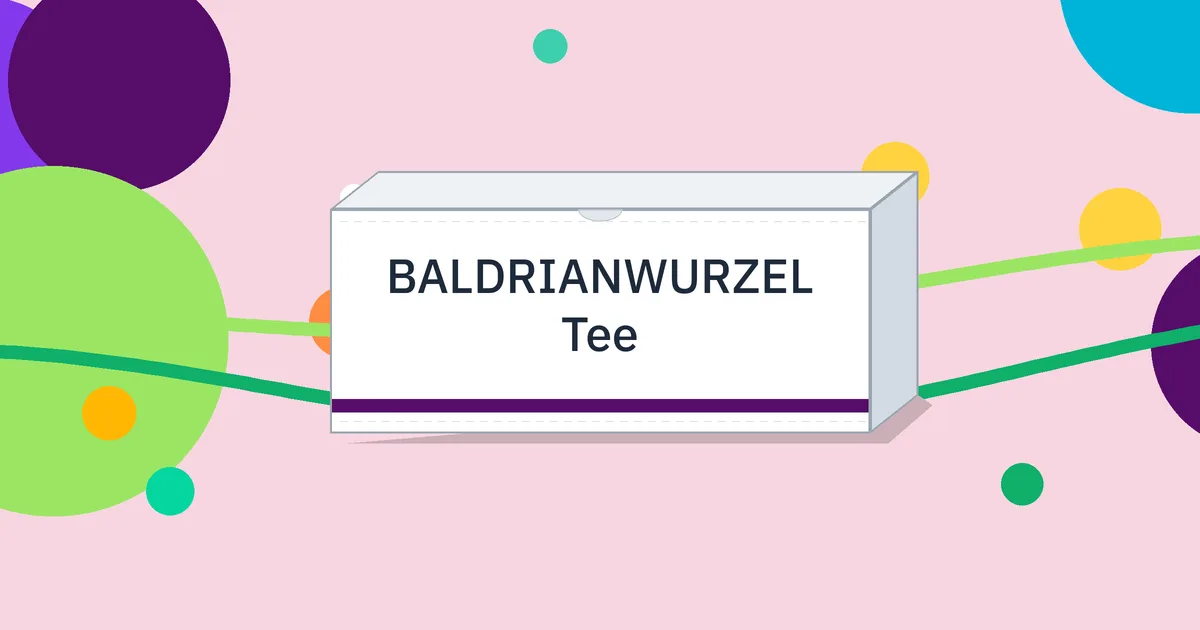 Symbolbild: Packung mit der Aufschrift BALDRIANWURZEL Tee (PZN 20278358) – Verfügbarkeit und Bezug in Apotheken in Frankfurt am Main