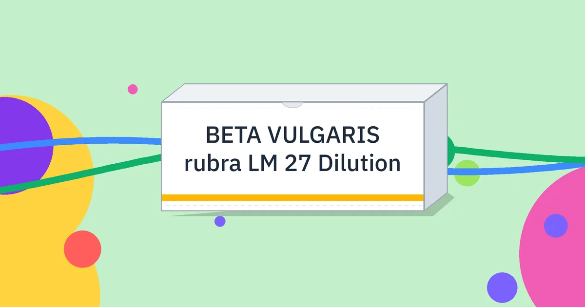 Symbolbild: Packung mit der Aufschrift BETA VULGARIS rubra LM 27 Dilution (PZN 13385390) – Verfügbarkeit und Bezug in Apotheken in Frankfurt am Main