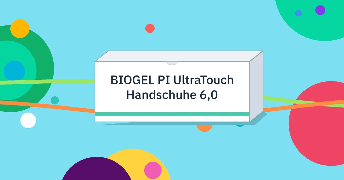 Symbolbild: Packung mit der Aufschrift BIOGEL PI UltraTouch Handschuhe 6,0 (PZN 04702130) – Verfügbarkeit und Bezug in Apotheken in Frankfurt am Main