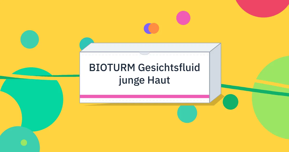 Symbolbild: Packung mit der Aufschrift BIOTURM Gesichtsfluid junge Haut (PZN 17148149) – Verfügbarkeit und Bezug in Apotheken in Frankfurt am Main