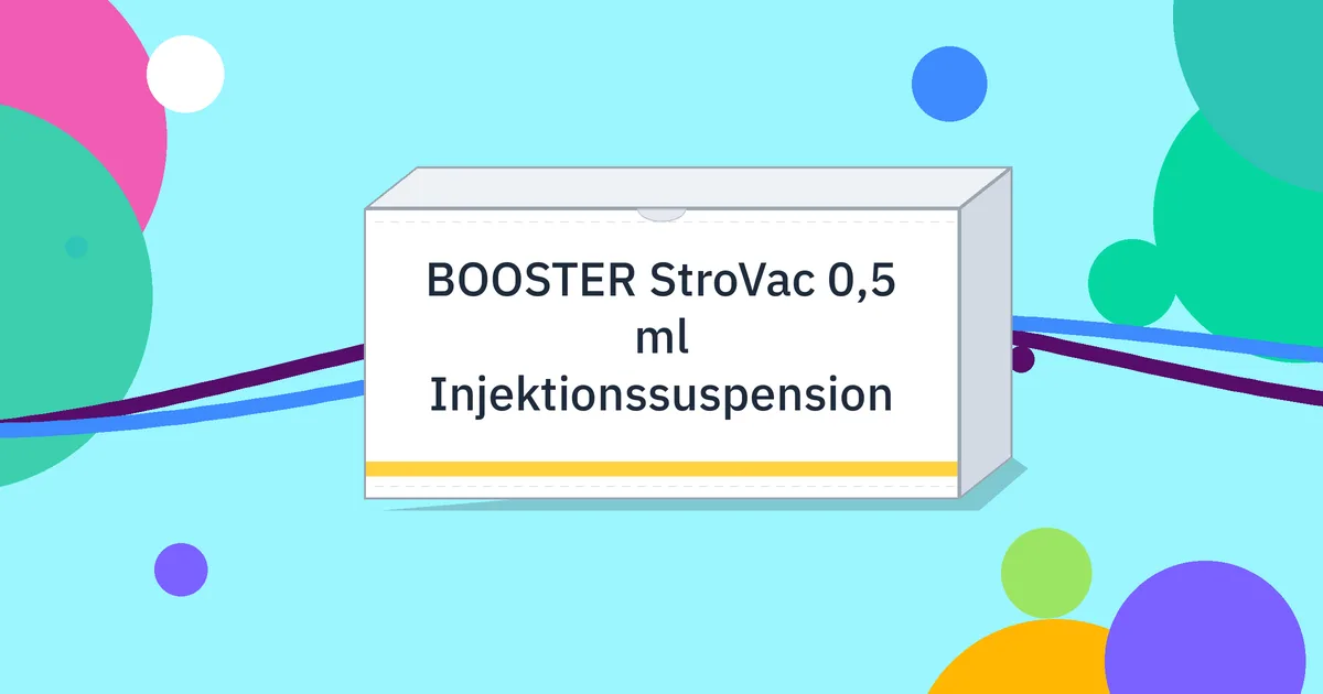 Symbolbild: Packung mit der Aufschrift BOOSTER StroVac 0,5 ml Injektionssuspension (PZN 00100747) – Verfügbarkeit und Bezug in Apotheken in Frankfurt am Main
