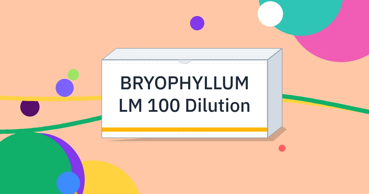 Symbolbild: Packung mit der Aufschrift BRYOPHYLLUM LM 100 Dilution (PZN 13397938) – Verfügbarkeit und Bezug in Apotheken in Frankfurt am Main