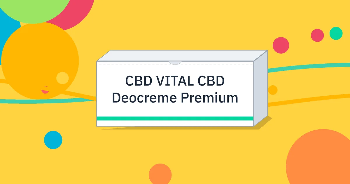 Symbolbild: Packung mit der Aufschrift CBD VITAL CBD Deocreme Premium (PZN 17241251) – Verfügbarkeit und Bezug in Apotheken in Frankfurt am Main