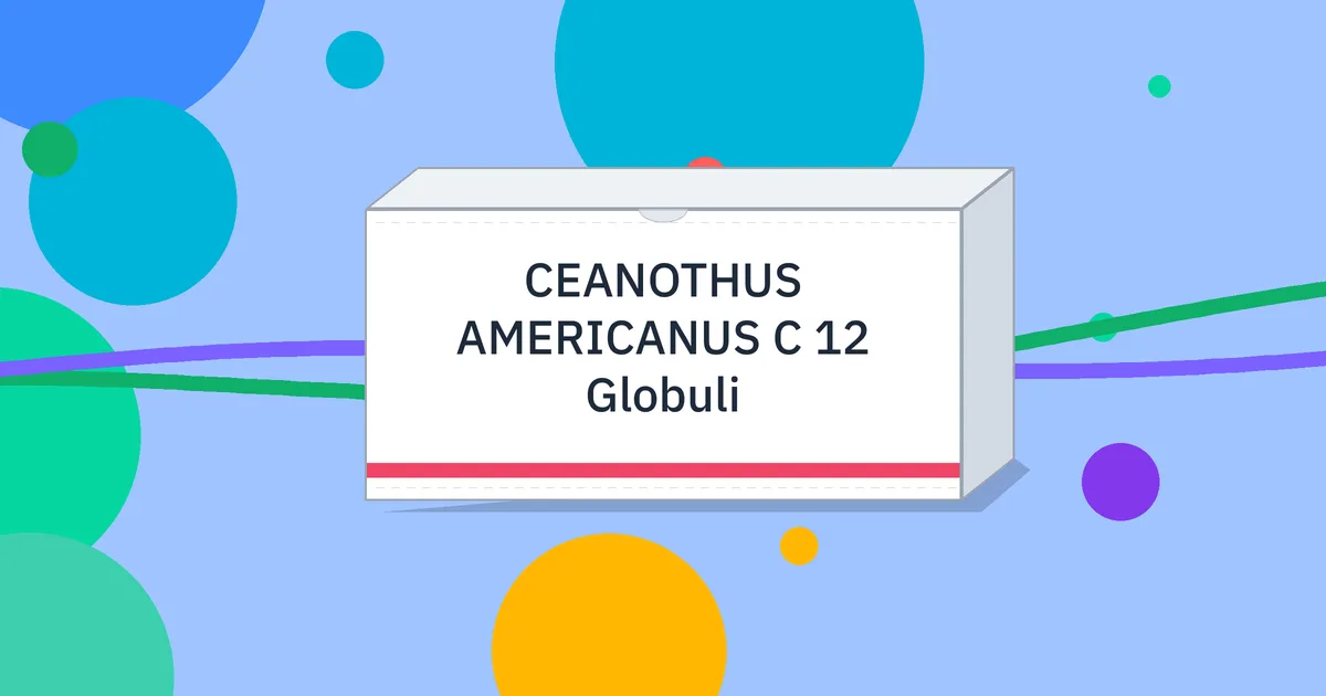 Symbolbild: Packung mit der Aufschrift CEANOTHUS AMERICANUS C 12 Globuli (PZN 19717663) – Verfügbarkeit und Bezug in Apotheken in Frankfurt am Main