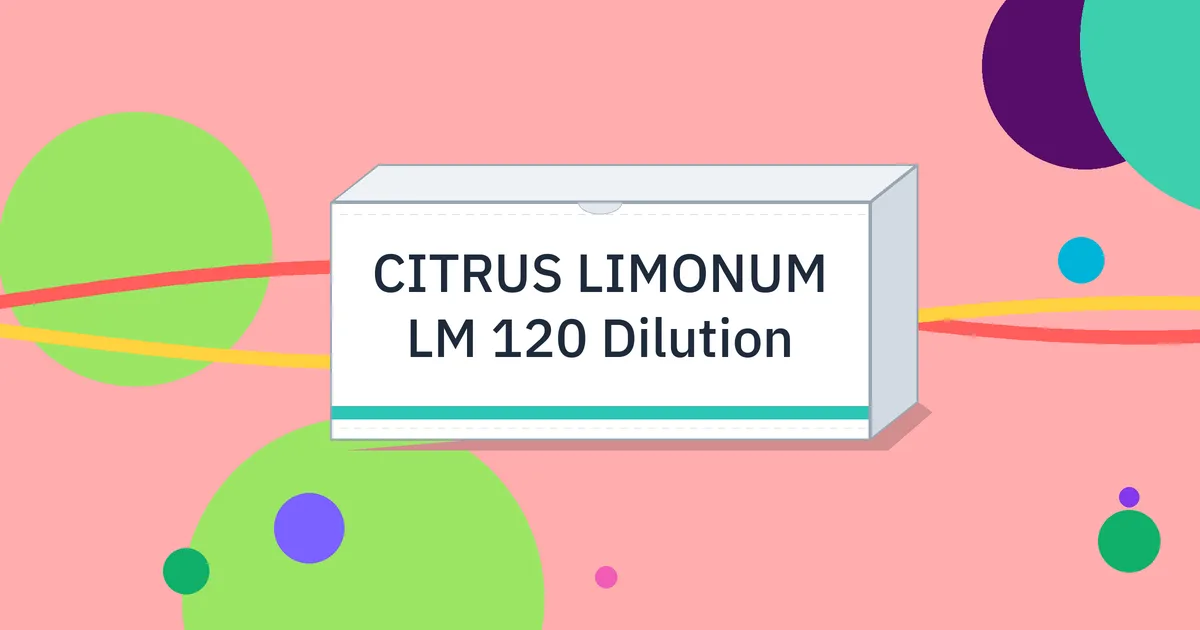 Symbolbild: Packung mit der Aufschrift CITRUS LIMONUM LM 120 Dilution (PZN 13447228) – Verfügbarkeit und Bezug in Apotheken in Frankfurt am Main