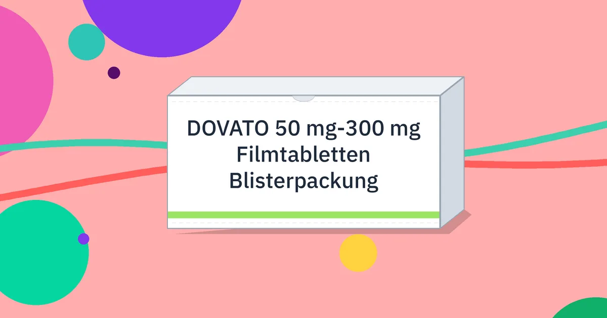 Symbolbild: Packung mit der Aufschrift DOVATO 50 mg-300 mg Filmtabletten Blisterpackung (PZN 19657576) – Verfügbarkeit und Bezug in Apotheken in Frankfurt am Main