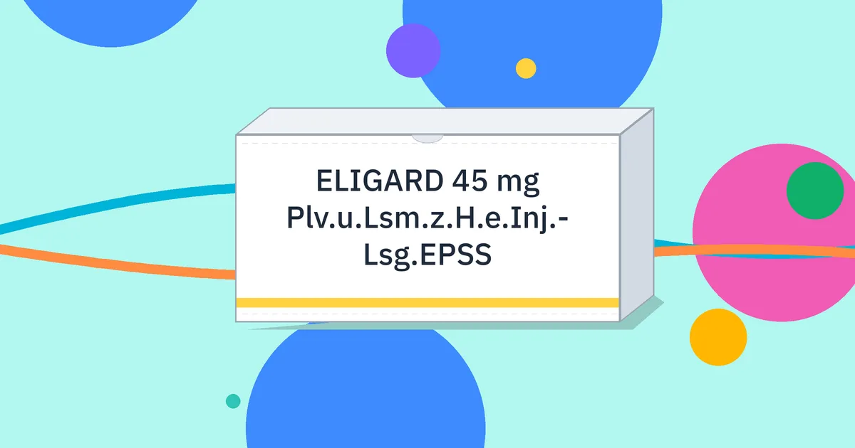 Symbolbild: Packung mit der Aufschrift ELIGARD 45 mg Plv.u.Lsm.z.H.e.Inj.-Lsg.EPSS (PZN 19264983) – Verfügbarkeit und Bezug in Apotheken in Frankfurt am Main