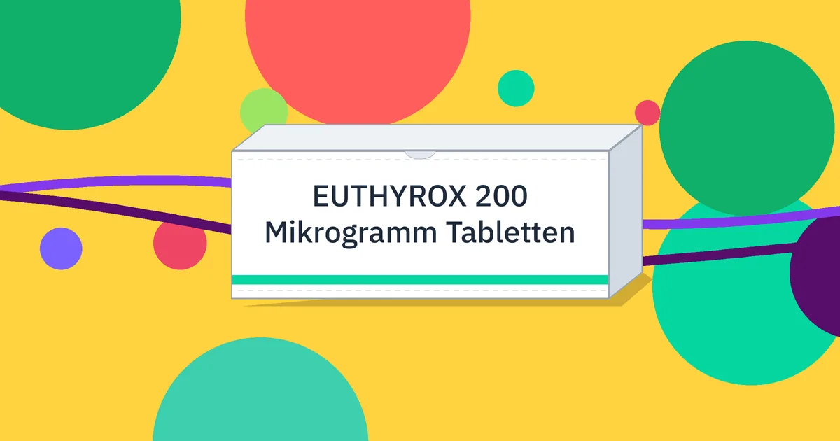 Symbolbild: Packung mit der Aufschrift EUTHYROX 200 Mikrogramm Tabletten (PZN 02754884) – Verfügbarkeit und Bezug in Apotheken in Frankfurt am Main