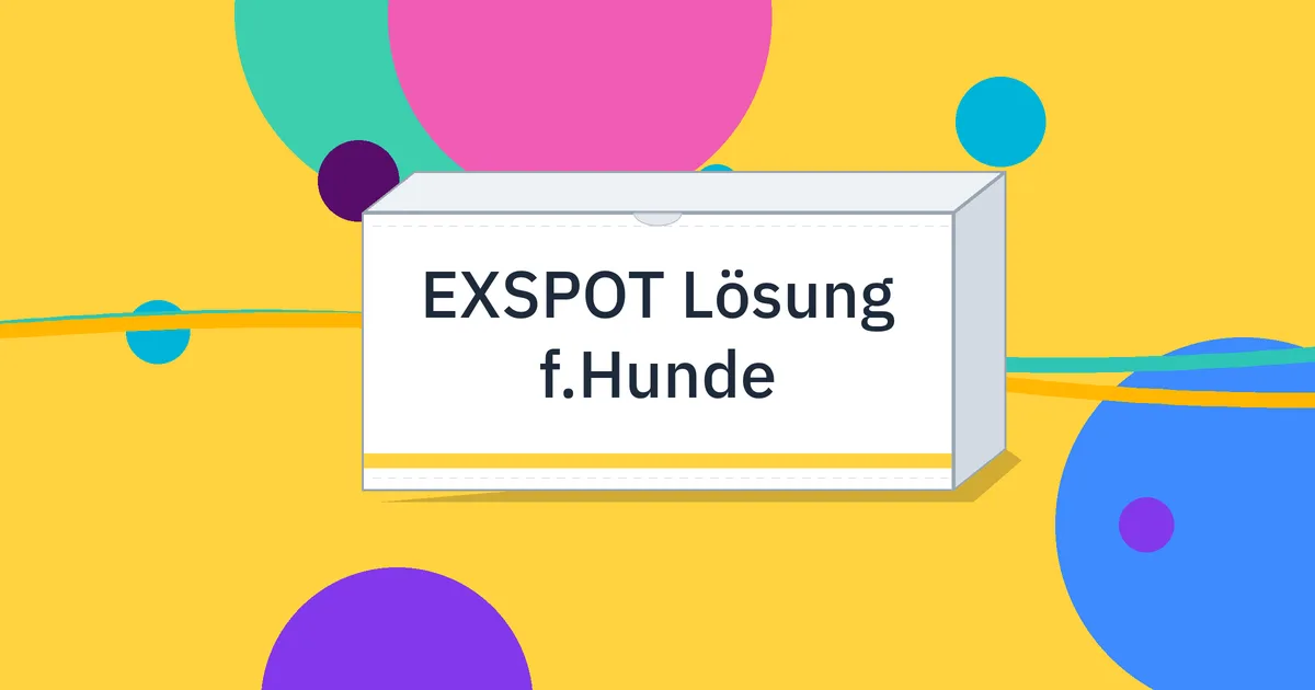 Symbolbild: Packung mit der Aufschrift EXSPOT Lösung f.Hunde (PZN 00596398) – Verfügbarkeit und Bezug in Apotheken in Frankfurt am Main