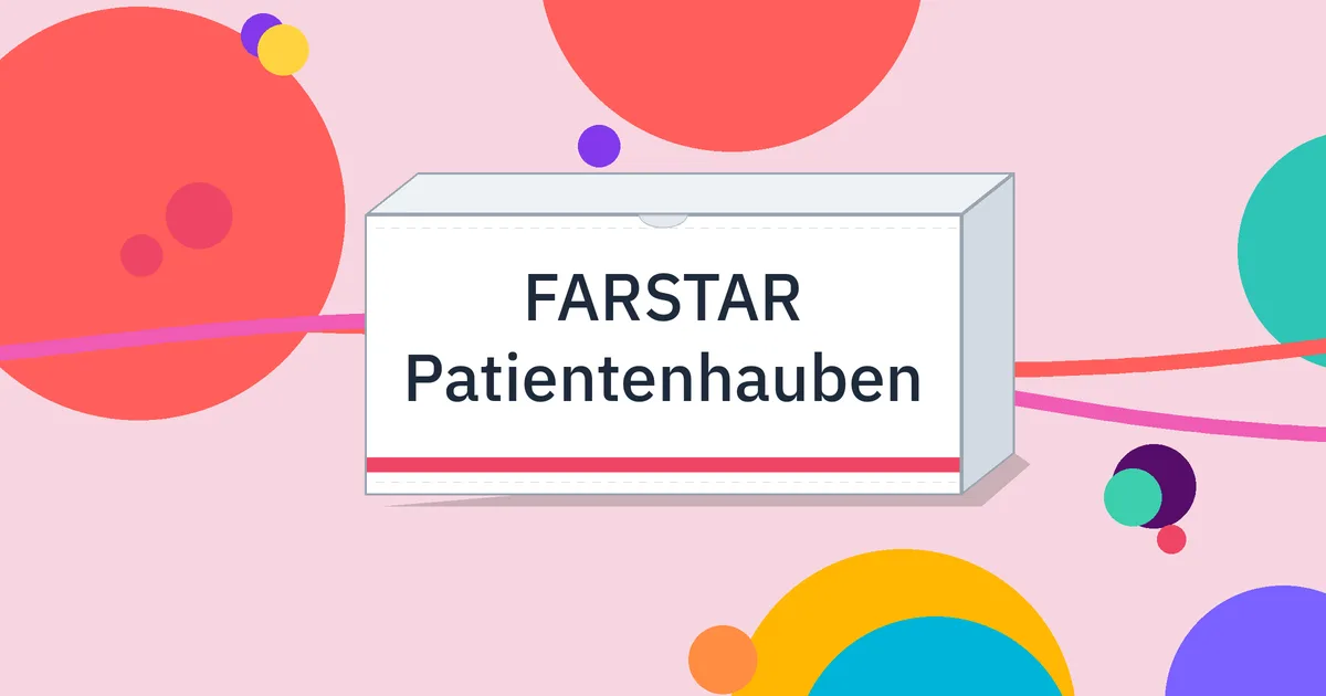 Symbolbild: Packung mit der Aufschrift FARSTAR Patientenhauben (PZN 09621241) – Verfügbarkeit und Bezug in Apotheken in Frankfurt am Main