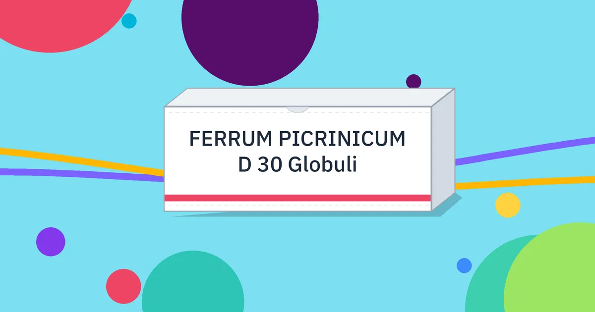 Symbolbild: Packung mit der Aufschrift FERRUM PICRINICUM D 30 Globuli (PZN 19714794) – Verfügbarkeit und Bezug in Apotheken in Frankfurt am Main