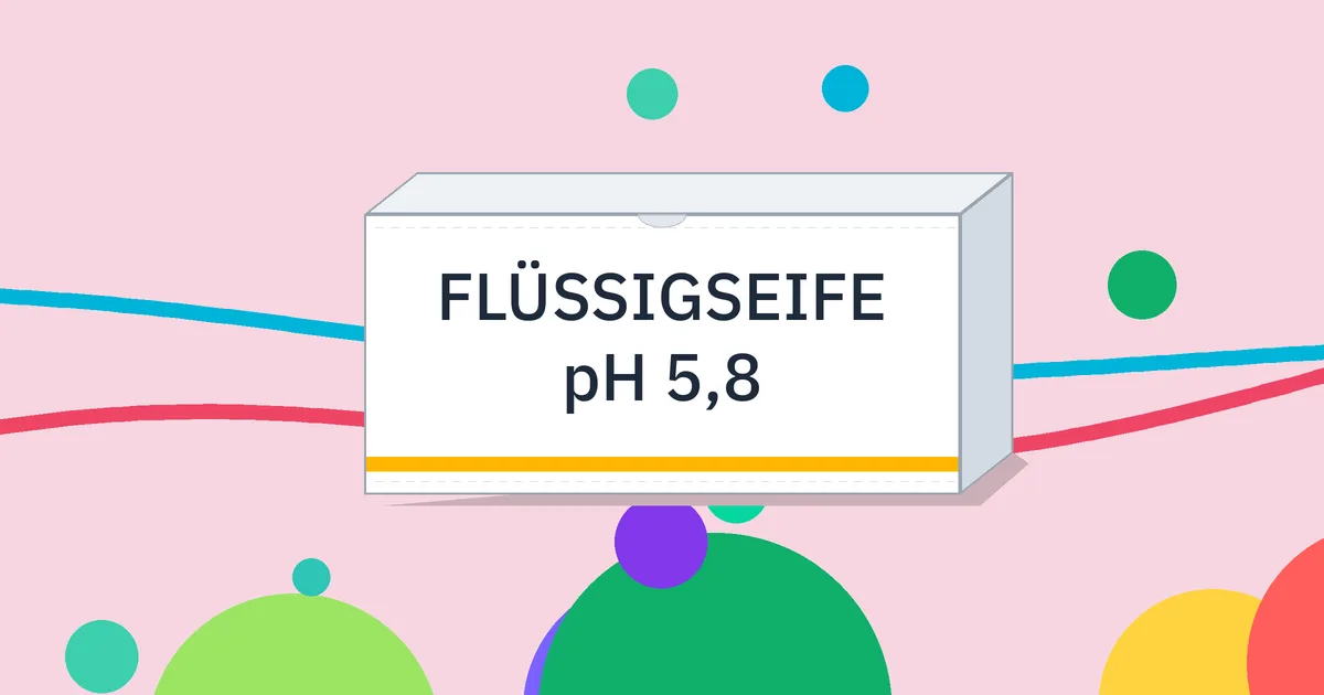 Symbolbild: Packung mit der Aufschrift FLÜSSIGSEIFE pH 5,8 (PZN 03047775) – Verfügbarkeit und Bezug in Apotheken in Frankfurt am Main