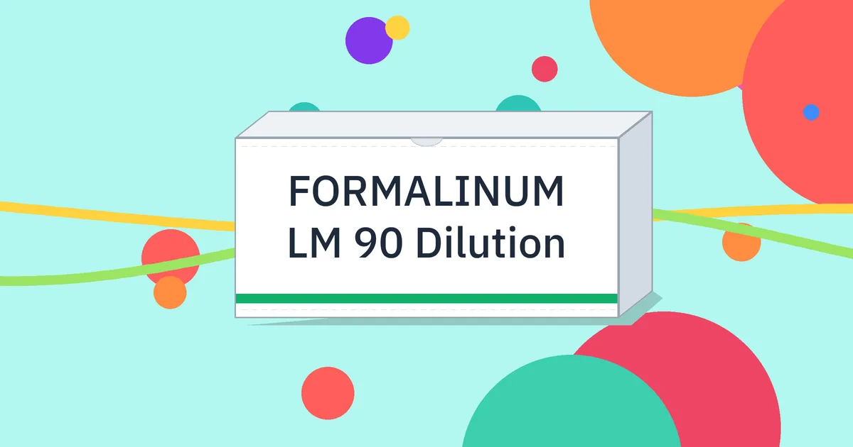 Symbolbild: Packung mit der Aufschrift FORMALINUM LM 90 Dilution (PZN 12873874) – Verfügbarkeit und Bezug in Apotheken in Frankfurt am Main