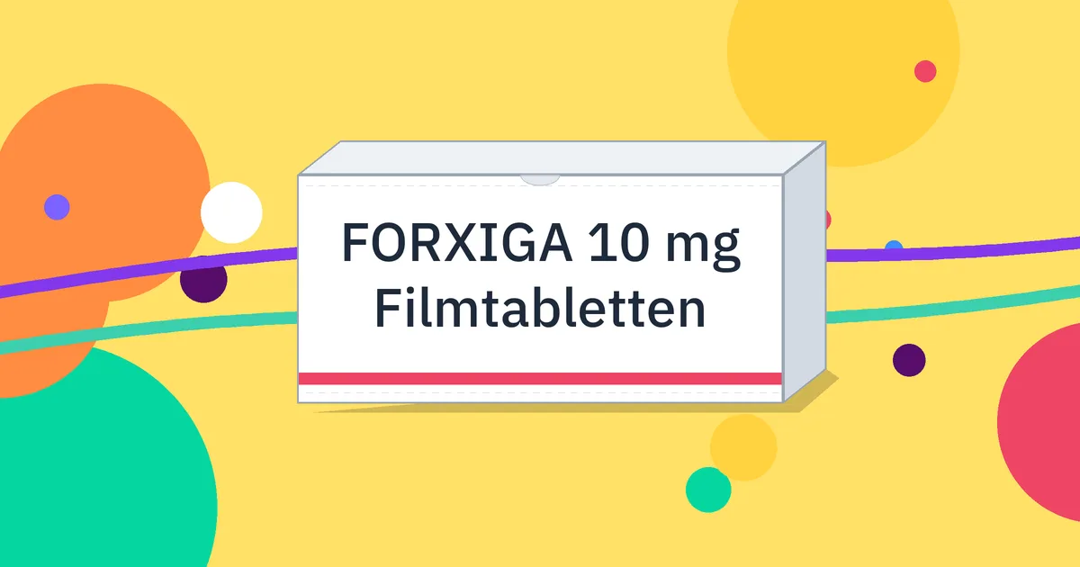 Symbolbild: Packung mit der Aufschrift FORXIGA 10 mg Filmtabletten (PZN 18317393) – Verfügbarkeit und Bezug in Apotheken in Frankfurt am Main