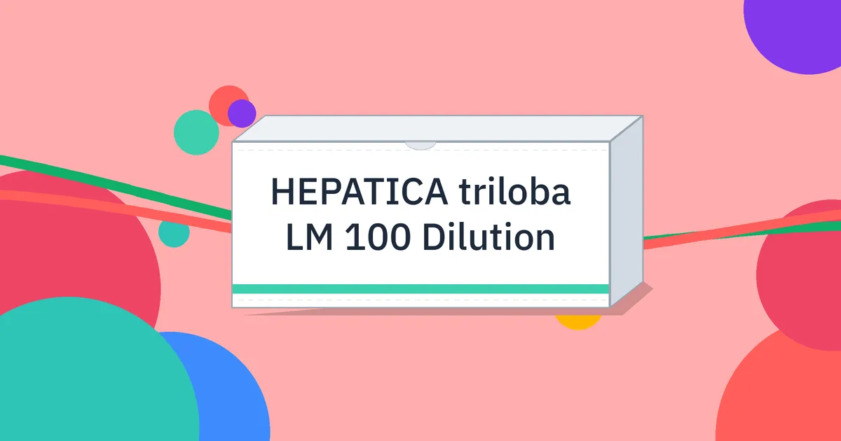 Symbolbild: Packung mit der Aufschrift HEPATICA triloba LM 100 Dilution (PZN 13552391) – Verfügbarkeit und Bezug in Apotheken in Frankfurt am Main